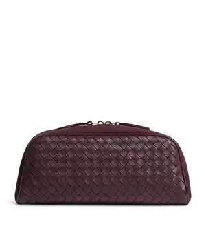 Bottega Veneta Large Leather Nodo Pouch - Red
