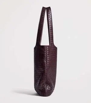 Bottega Veneta Small Veneto Tote Bag - Red