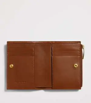 Bottega Veneta Small Leather Bifold Wallet