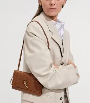 Bottega Veneta Leather Andiamo Shoulder Bag