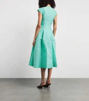 ROKSANDA Kova V-neck Midi Dress