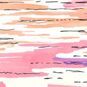 Max Mara Silk Lake Print Scarf