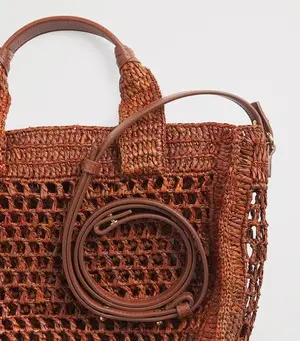 Chloé Small Raffia East-west Tote Bag