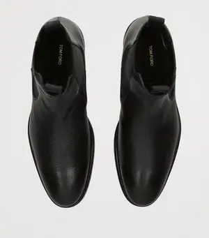 TOM FORD Leather Owen Chelsea Boots
