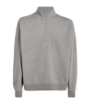 Canada Goose Organic Cotton Rove Quarter-zip Sweatshirt - Grey