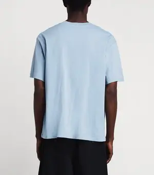 Sandro Cotton Flocked Floral T-shirt
