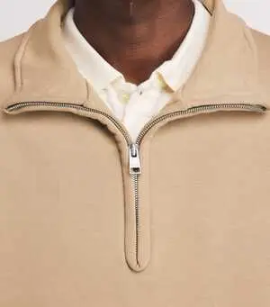 Sandro Cotton Half-zip Sweatshirt