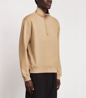 Sandro Cotton Half-zip Sweatshirt