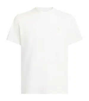 Sandro Cotton Logo-patch T-shirt - Beige