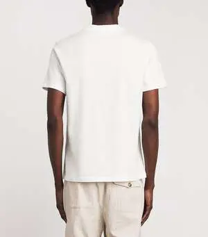 Sandro Cotton Logo-patch T-shirt - Beige