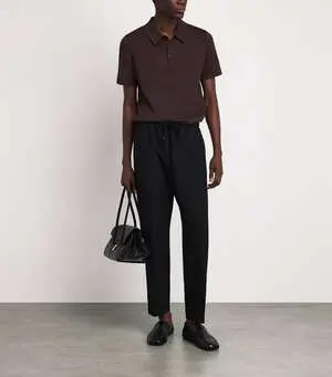 Sandro Knitted Polo Shirt