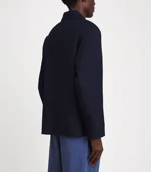 Sandro Wool Worker Overshirt