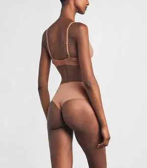 SKIMS Fits Everybody Triangle Bralette - Brown