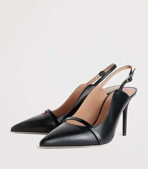 MALONE SOULIERS Leather Marion Slingback Pumps 85