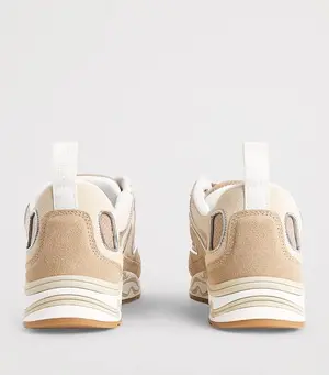 Sandro Suede-trim Flame Sneakers