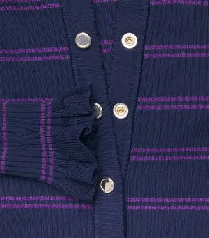 Sandro Knitted Stripe Cardigan