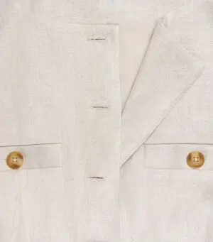 TOCCIN Linen-blend Amra Waistcoat
