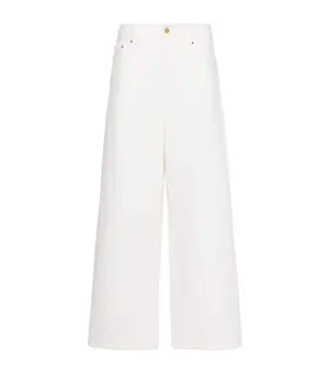 Max Mara Wide-leg Jeans - White