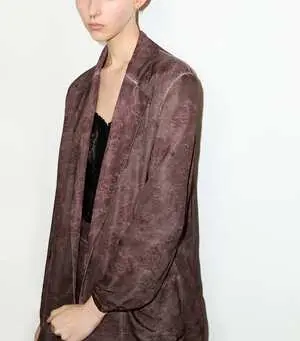 Max & Co. Floral Jacquard Open Blazer