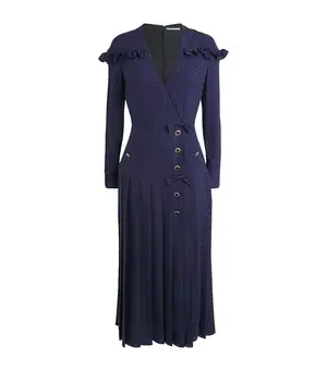 Alessandra Rich Pleated Cocktail Dresses