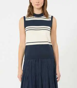 Max Mara Striped Knitted Top