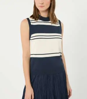 Max Mara Striped Knitted Top