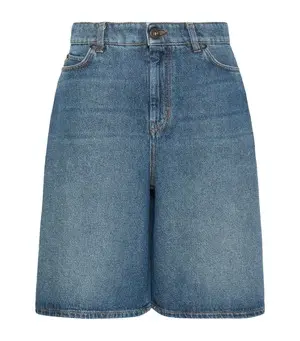 Max Mara Denim Shorts - Navy