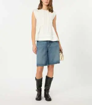 Max Mara Denim Shorts