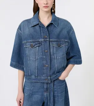 Max Mara Structured Denim Shirt