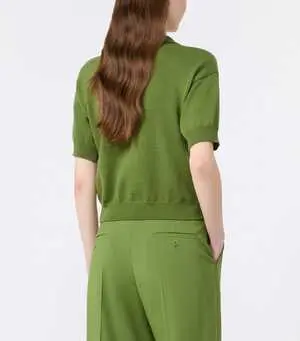 Max Mara Knitted Polo Shirt