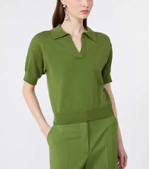 Max Mara Knitted Polo Shirt