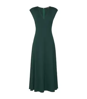 Max Mara Jersey Midi Dress - Green