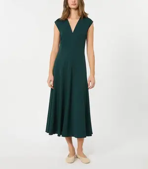 Max Mara Jersey Midi Dress - Green