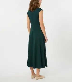 Max Mara Jersey Midi Dress - Green