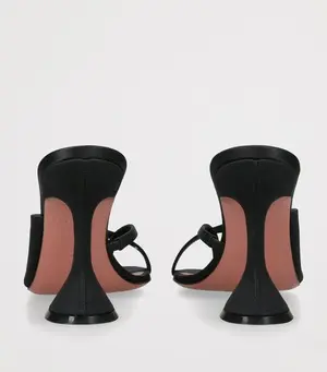 Amina Muaddi Satin Shiona Mules 95