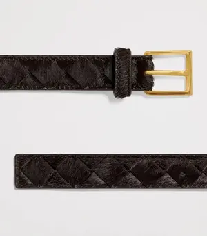 Bottega Veneta Pony Hair Solo Belt
