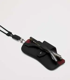 JACQUES MARIE MAGE Leather Hunter Sunglasses Case