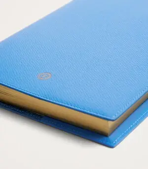 Harrods Leather Refillable Sleeve And Notepad
