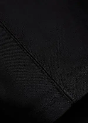 Ossou Rift Cropped Cotton-blend T-shirt - Black