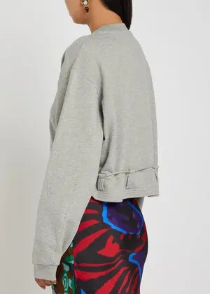 Dries Van Noten Hasterfiela Drawstring Cotton Sweatshirt