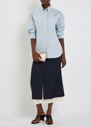 RÓHE Striped Cotton Oxford Shirt