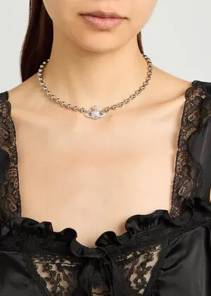 VIVIENNE WESTWOOD Mini Bas Relief Orb Necklace