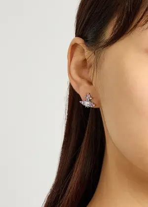 VIVIENNE WESTWOOD Feodora Embellished-orb Stud Earrings