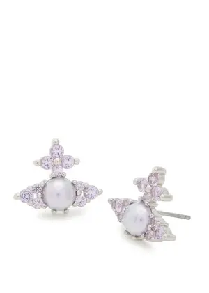 VIVIENNE WESTWOOD Feodora Embellished-orb Stud Earrings
