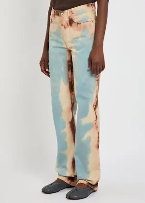 JW Anderson Printed Straight-leg Jeans