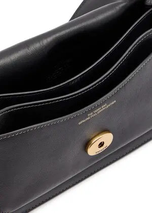 COACH Tabby 26 Leather Shoulder Bag - Black