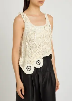 HEIRLOME India Woven Silk And Cotton-blend Top - Ivory