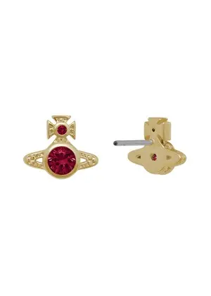 VIVIENNE WESTWOOD London Orb Stud Earrings With Crystal Embellishment