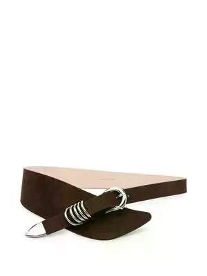 DEHANCHE Alcott Suede Belt - Brown