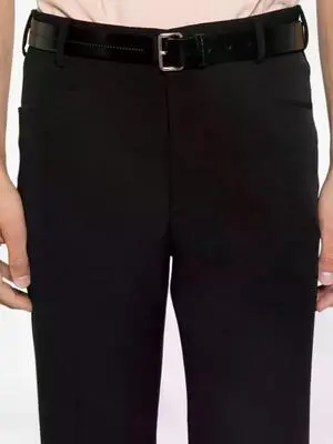 SECOND / LAYER Pressed Crease Straight-leg Trousers